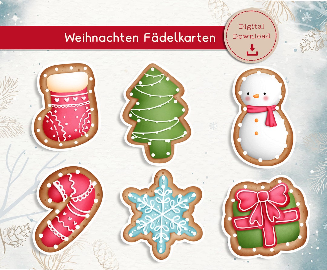 Winter Threading Cards Montessori Winter Lacing Cards Fine Motor Skills ...