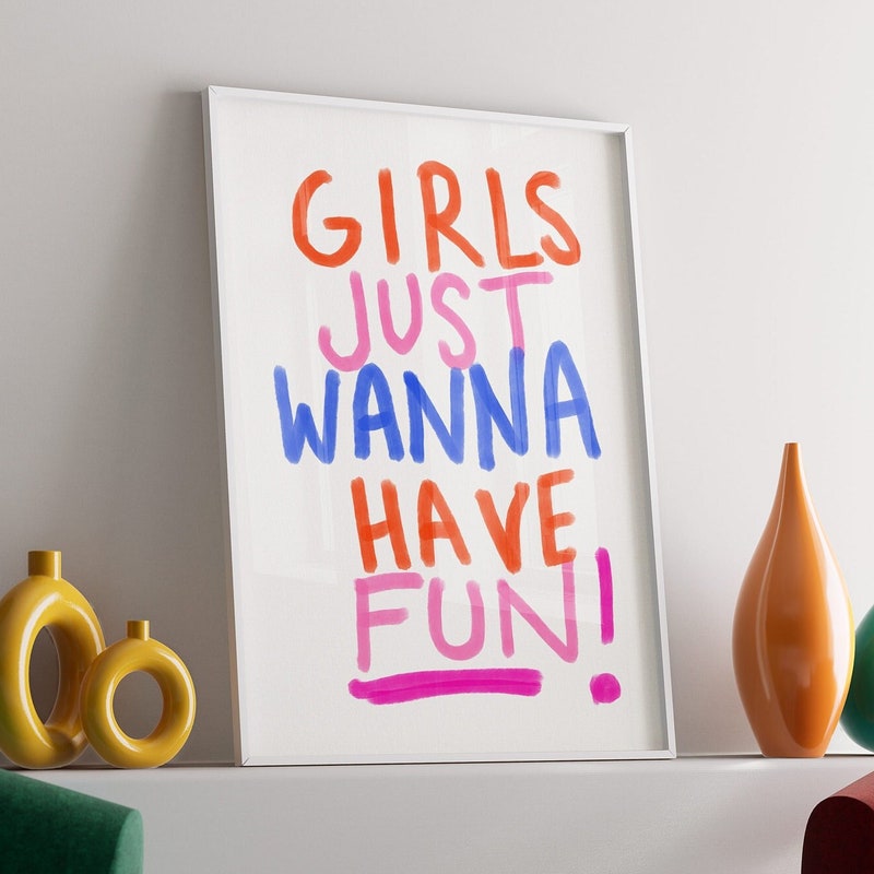 Girls Wanna Have Fun - Etsy