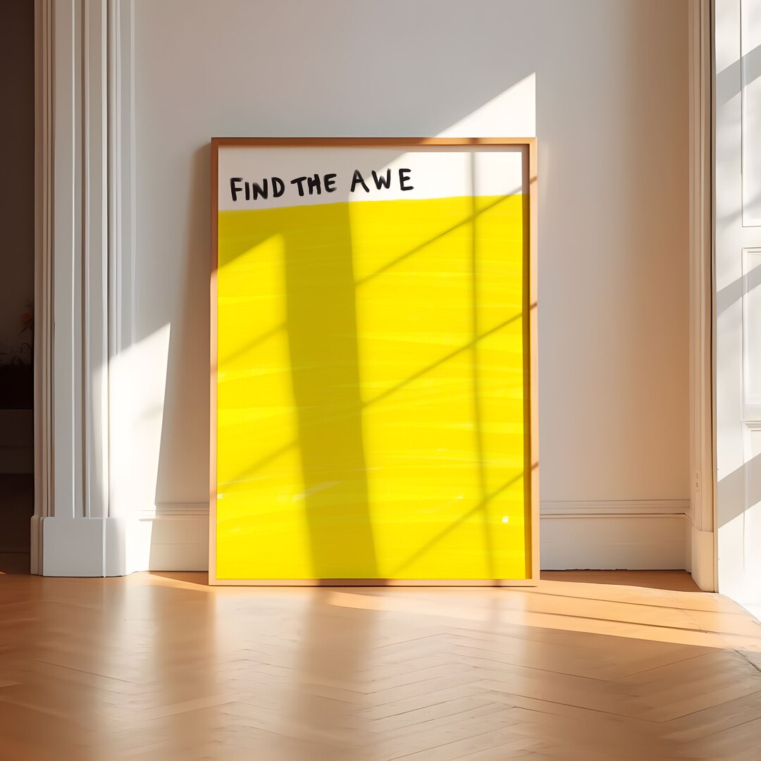 Retro Wall Art Quote Art Print Encouraging Poster Cool - Etsy