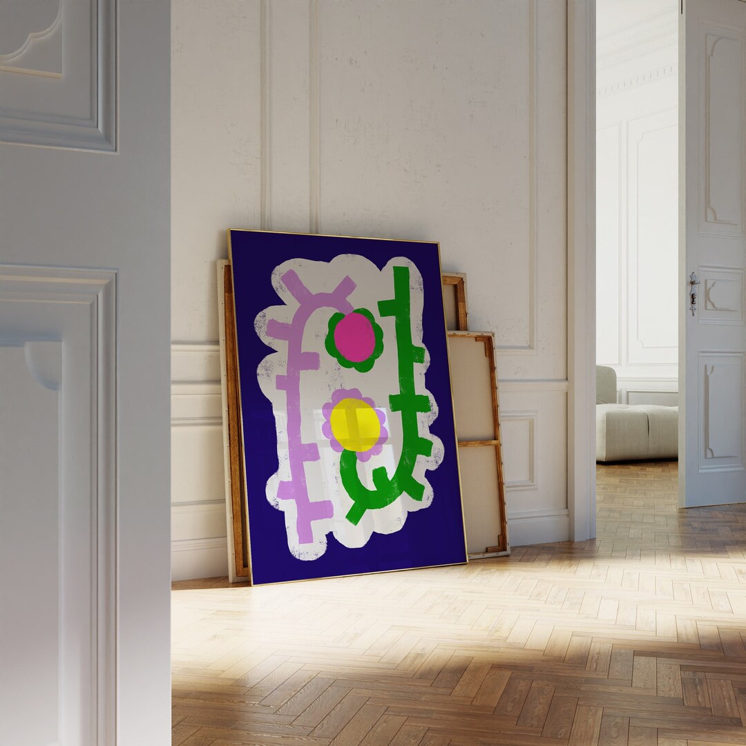 Flower Wall Art, Aesthetic Poster, Teenage Room Accessory, Apartment ...