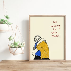 We Belong to Each Other, Pencil Sketch, Love Letter, Couple Painting ...