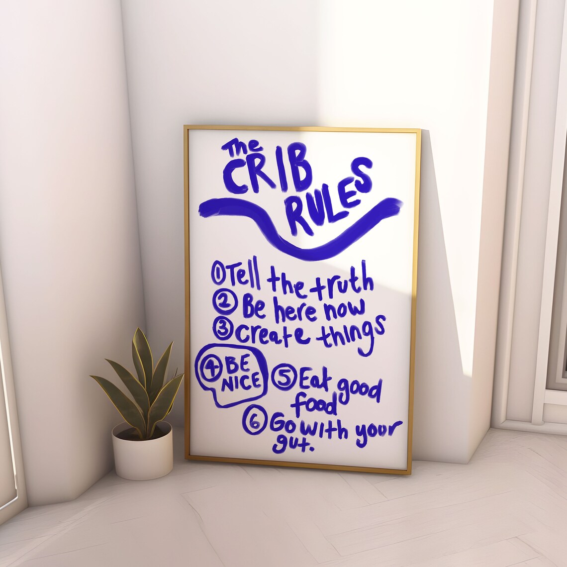 The Rules Art Print, House Rules Art, Home Gift, Crib Rules, Home Decor ...