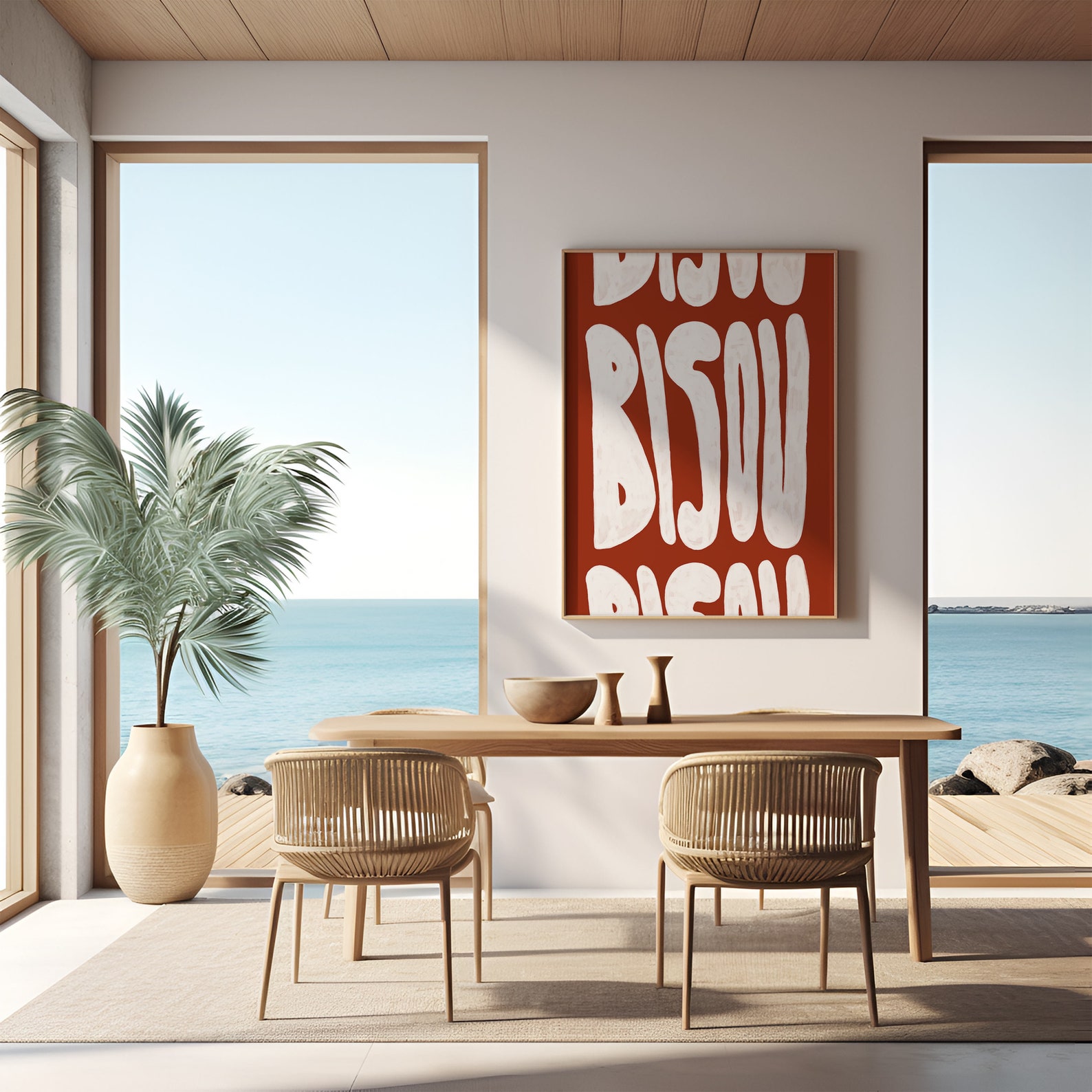 Bisou Poster, French Kiss Print, Typographic Print, Kiss Poster, French ...