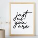 Just as You Are | Wall Art Print | SVG PNG JPEG | - Etsy