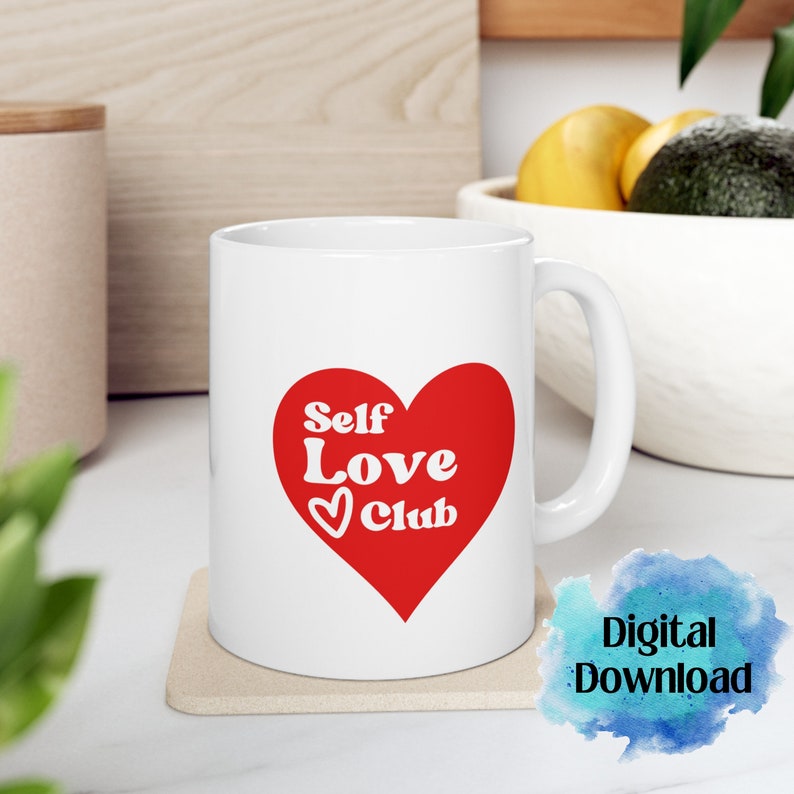 Self Love Club SVG, Self Love PNG, Cute Png, Cute Svg, Trendy Png ...