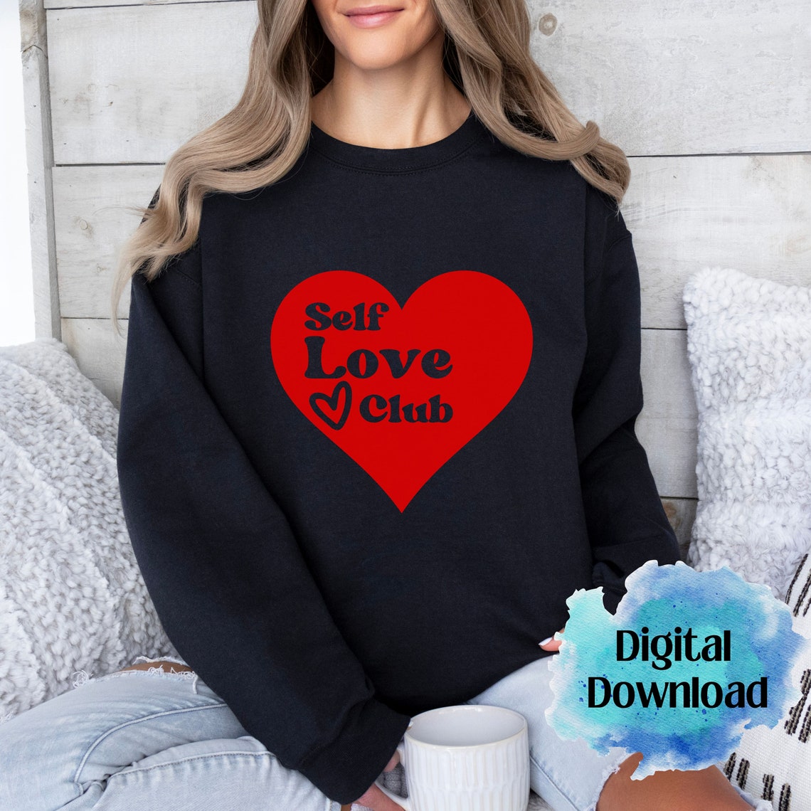 Self Love Club SVG, Self Love PNG, Cute Png, Cute Svg, Trendy Png ...