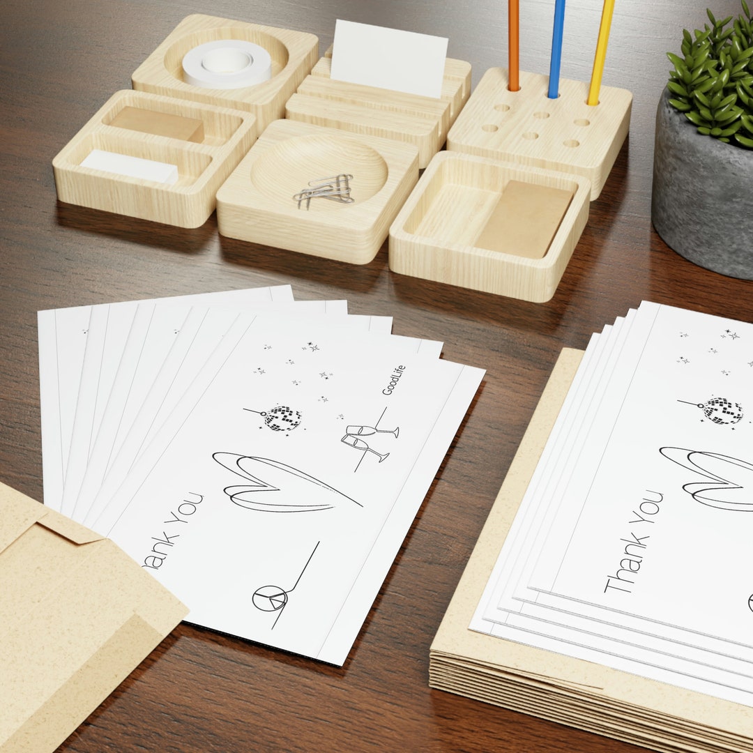 Goodlife Gratitude Card Set. Thank You Card Set. Peace. Love. - Etsy