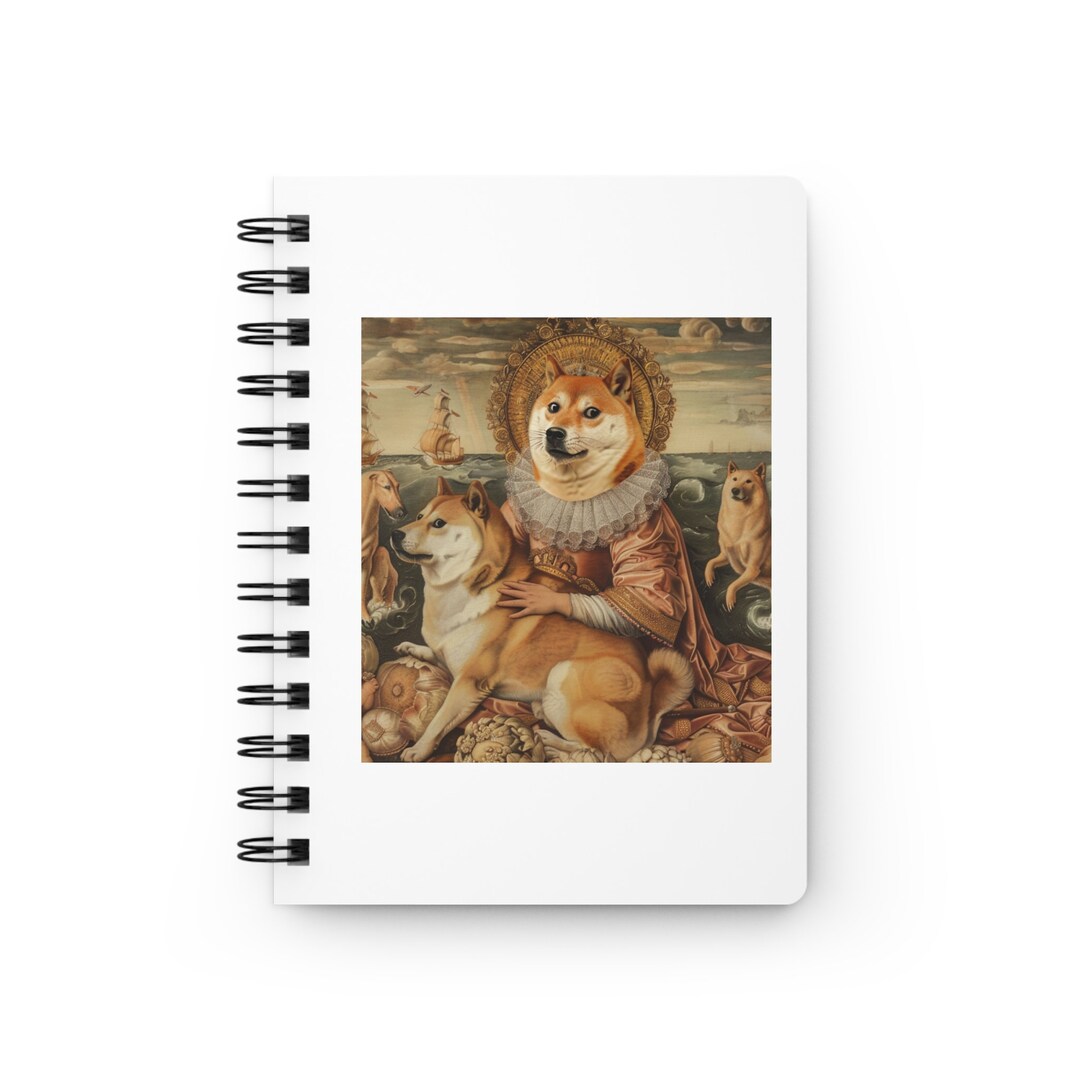 Doge Renaissance Spiral Bound Journal - Etsy