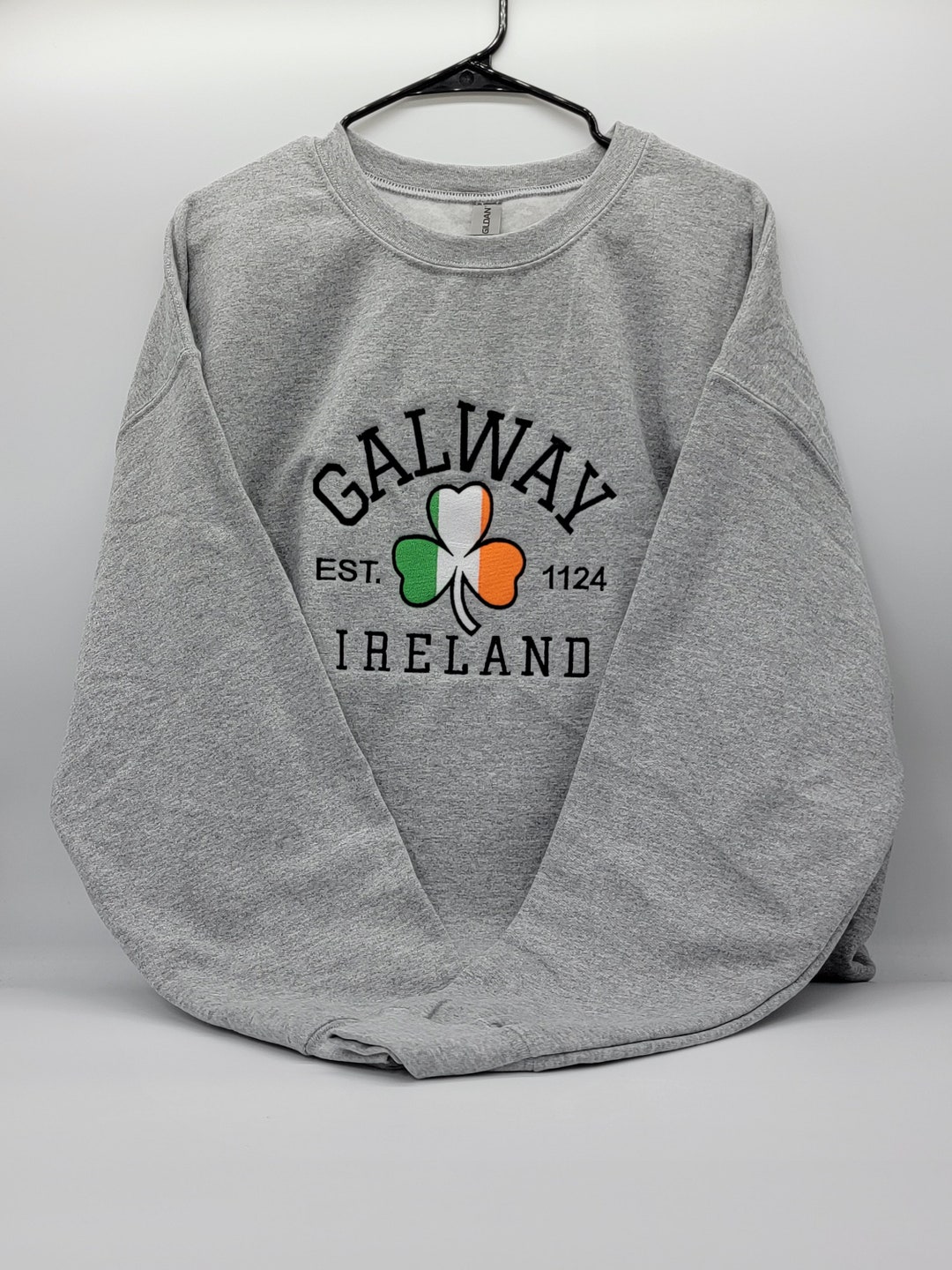 Embroidered Galway Ireland Sweatshirt or Hoodie: Irish Family Gift - Etsy