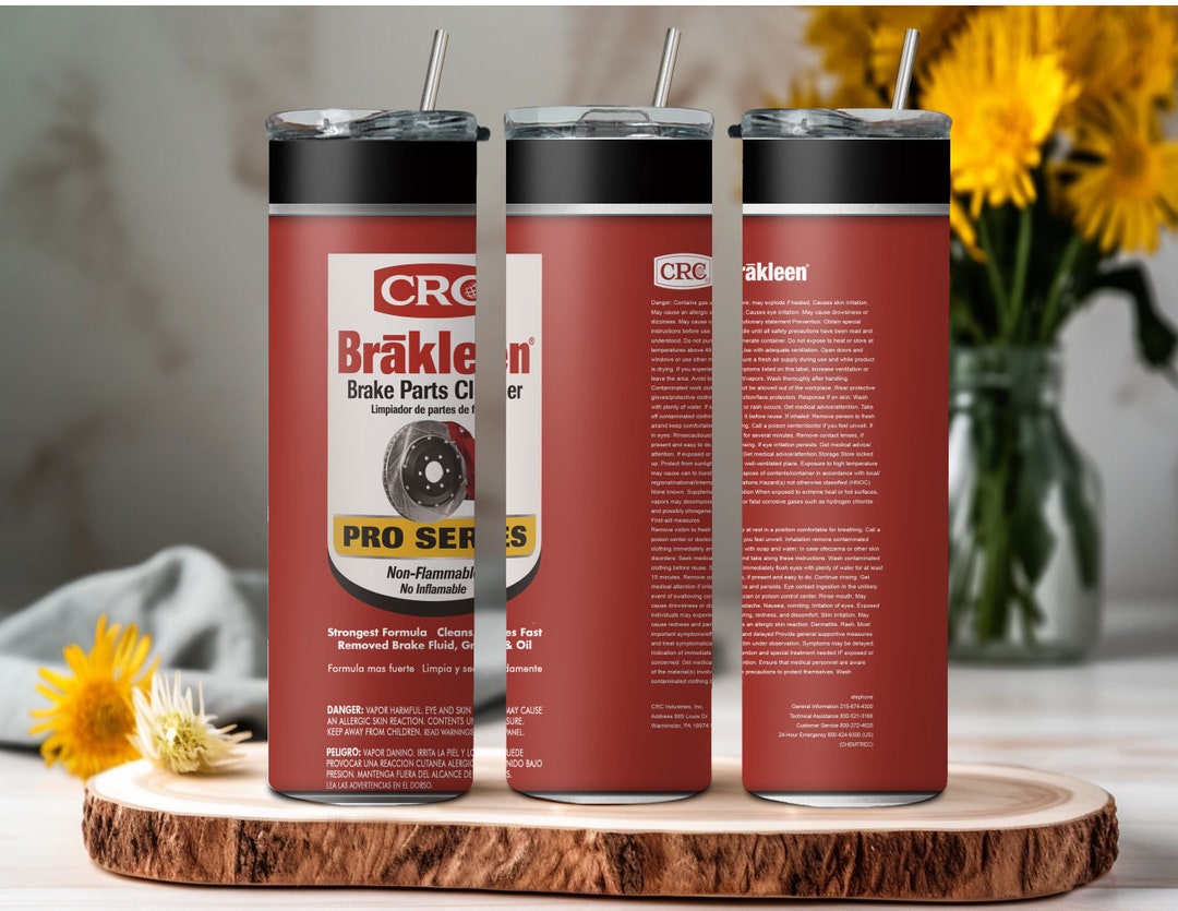 Brakleen Red Can Tumbler: Mechanic Gift With 2 Lids & Straw - Etsy