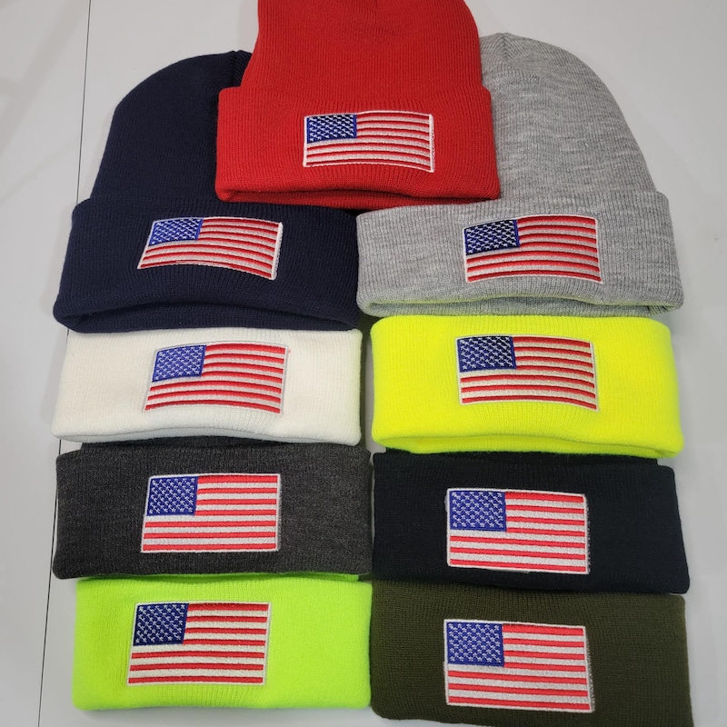 Flag Beanie - Etsy