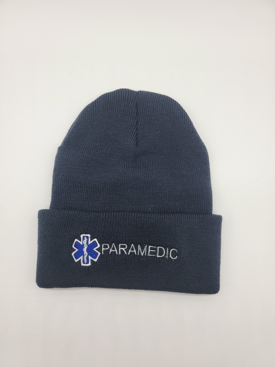 Embroidered FD Beanie Paramedic Beanie Star of Life Emblem Custom ...