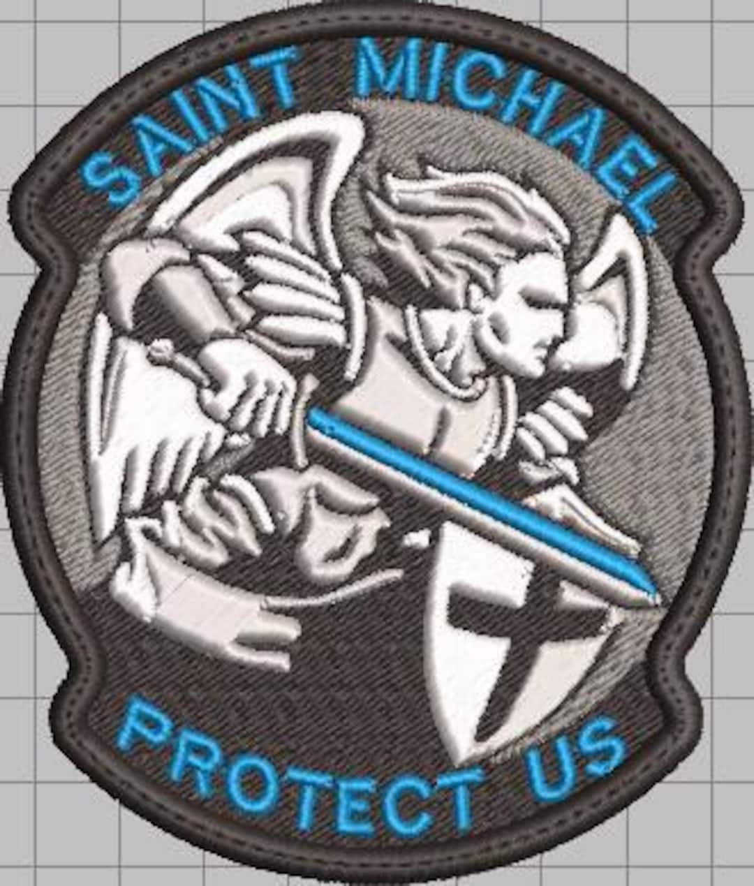 Saint Michael Protect Us Patch, Archangel Michael Morale Patch,military ...
