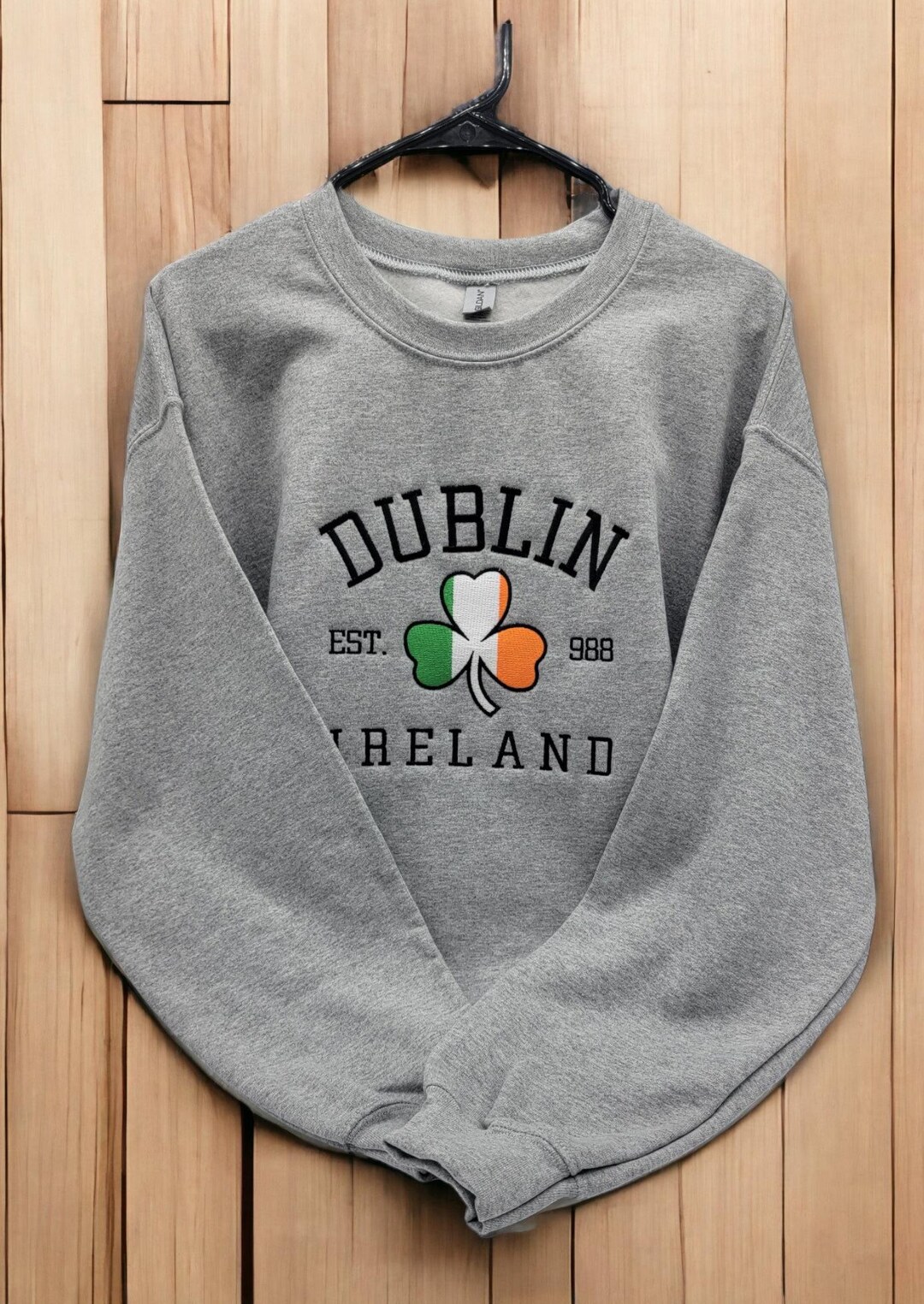 Embroidered Dublin Ireland Sweatshirt or Hoodie: Irish Family Gift - Etsy