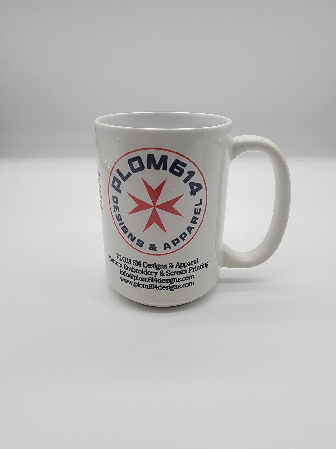 PLOM 614 Designs Coffee Mug - 15 Oz White Ceramic - Etsy