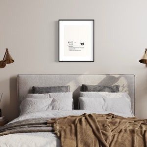 Cat Definition Wall Art Minimalist Wall Art Printable Wall - Etsy