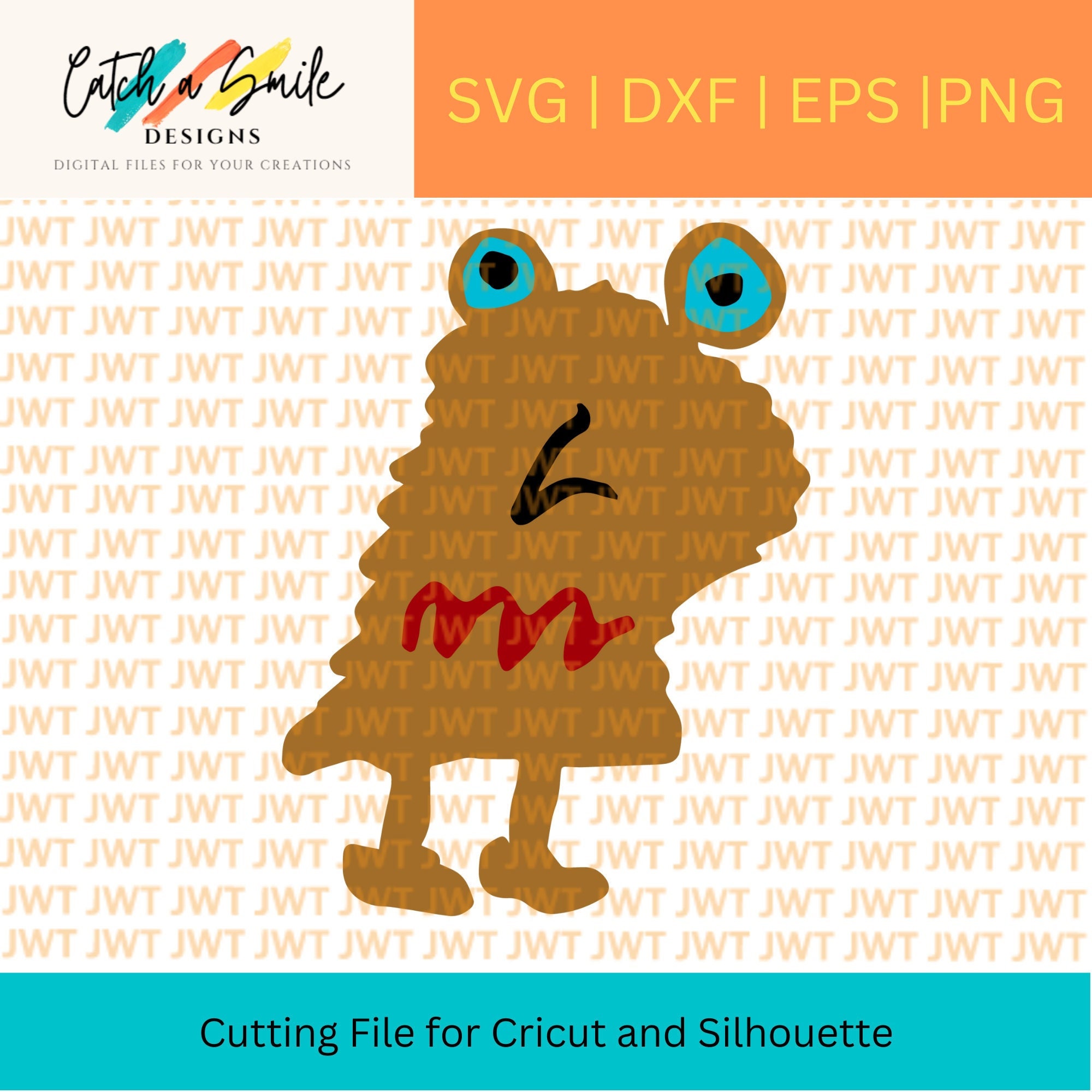 Silly Monster SVG Cut File for Cricut and Silhouette - Instant Download ...