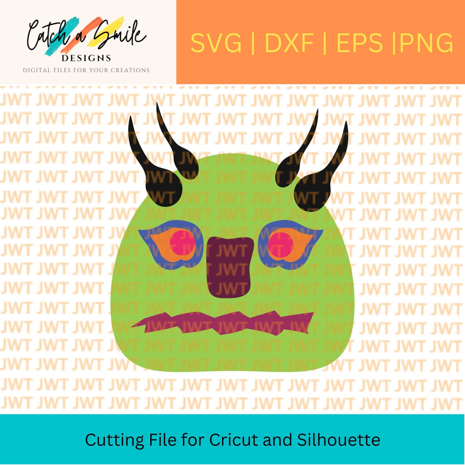 Cute and Creepy Monster SVG File Perfect for Any Project - Etsy