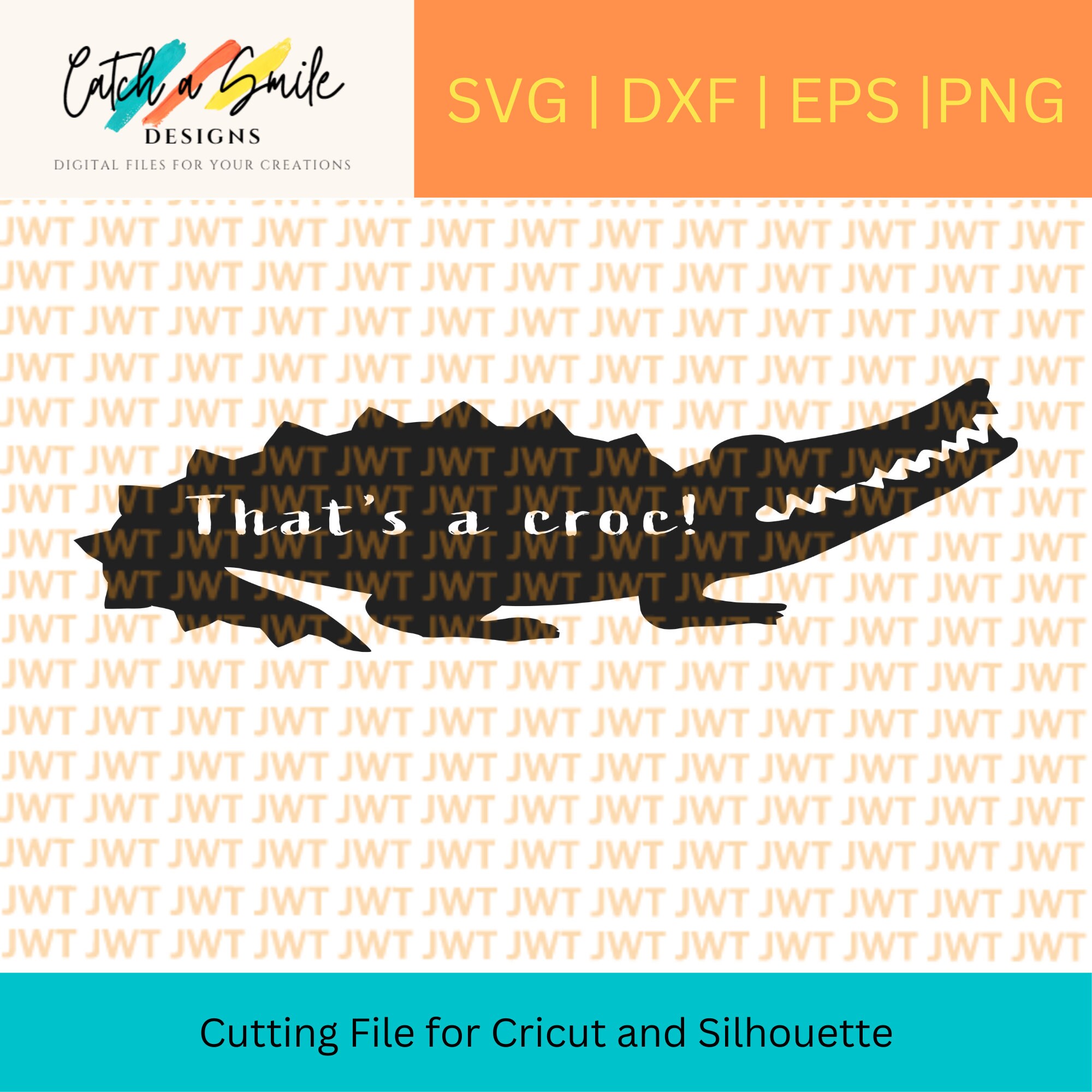 That's a Croc! SVG File - Funny Crocodile for Cricut and Silhouette ...