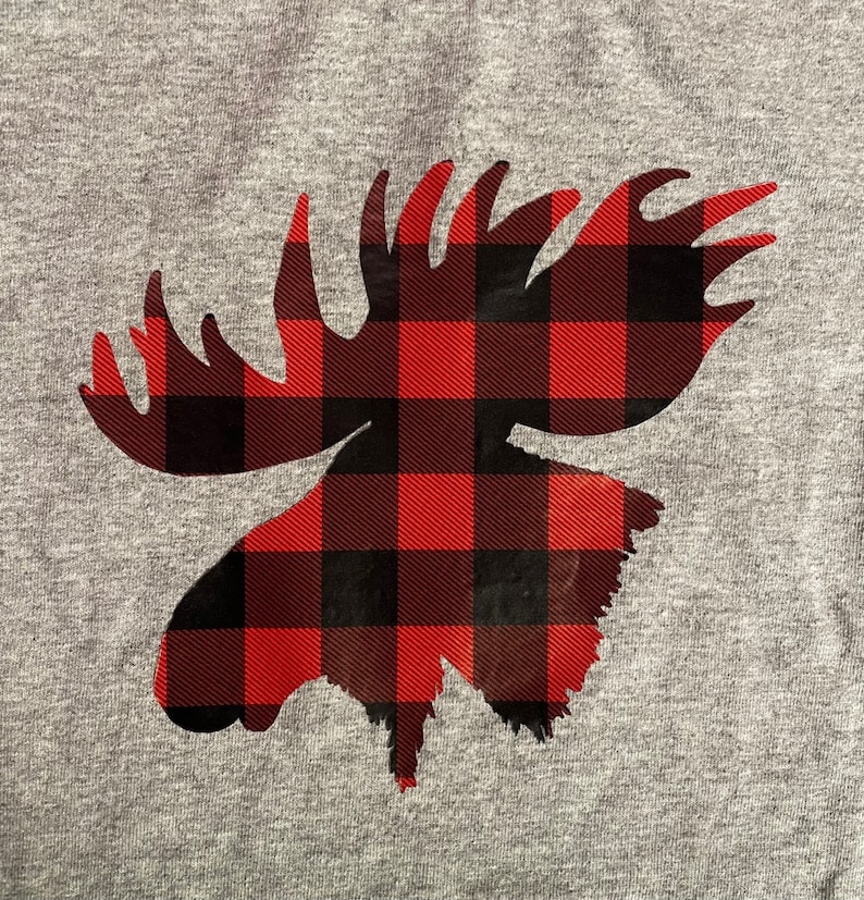 Moose Head Silhouette SVG File for DIY Projects – Moose Cut File for ...
