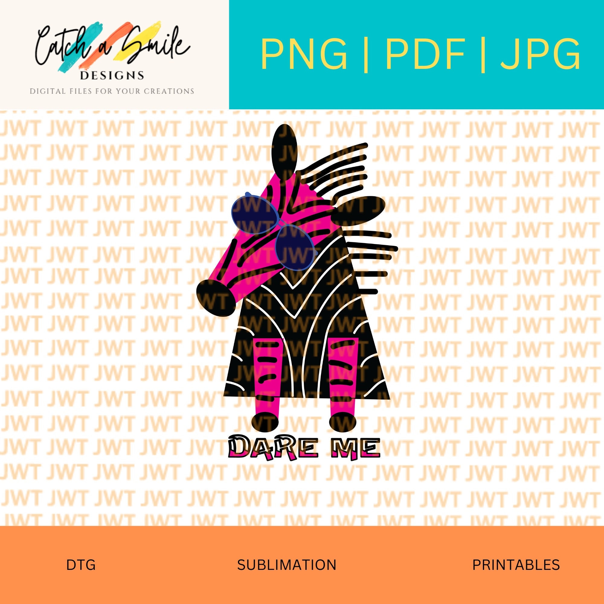 This Dare Me Zebra PNG File is Ready to Take on Your Designs - Comical ...