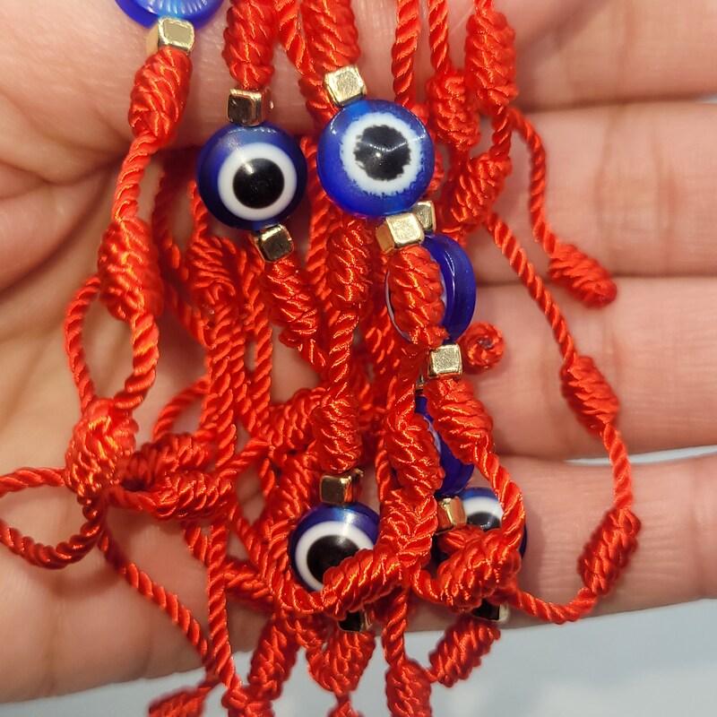 Red Evil Eye Bracelet - Etsy