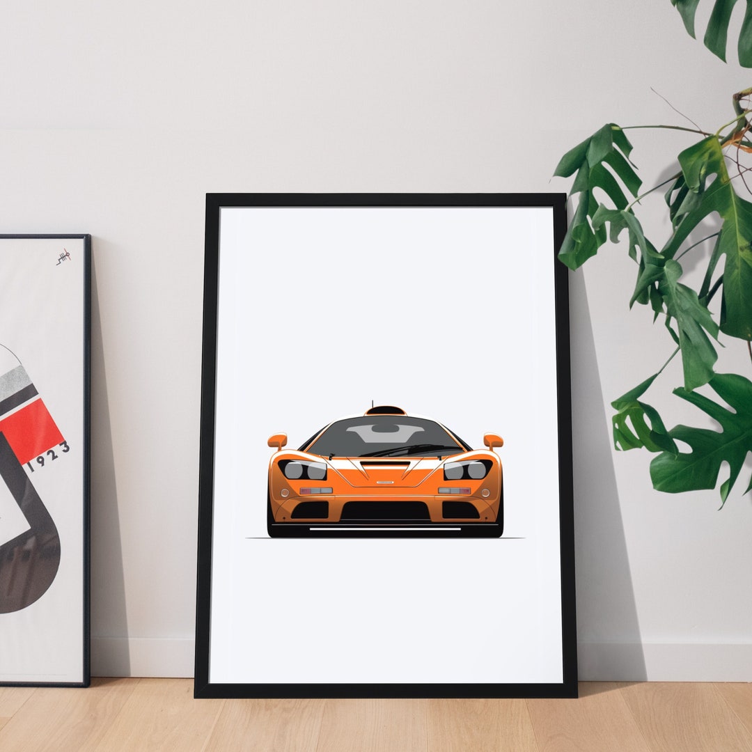 Mclaren F1 Minimalist Posterart - Etsy