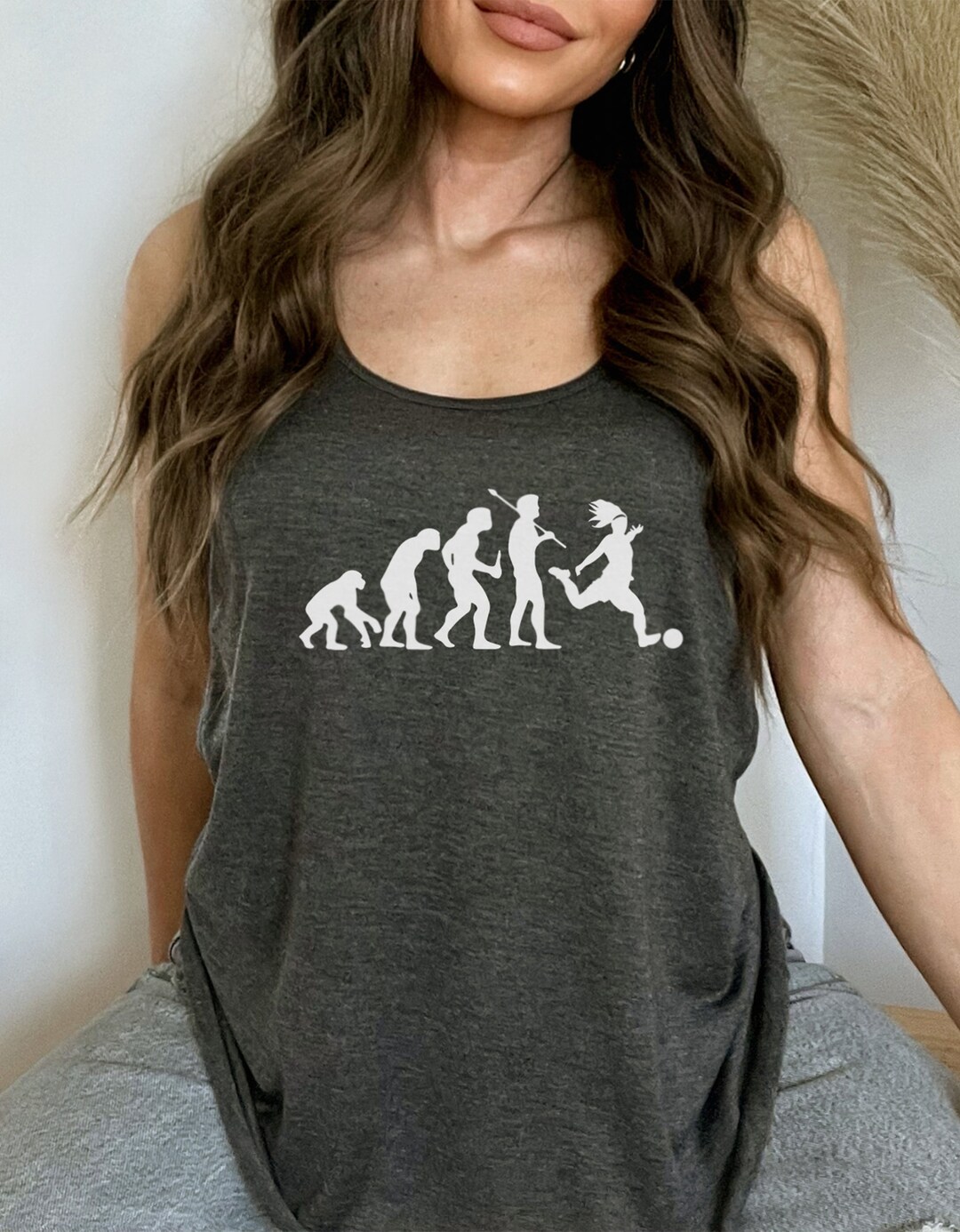 Women's Soccer Tank Top Evolution of Soccer Tank Women's World Cup ...