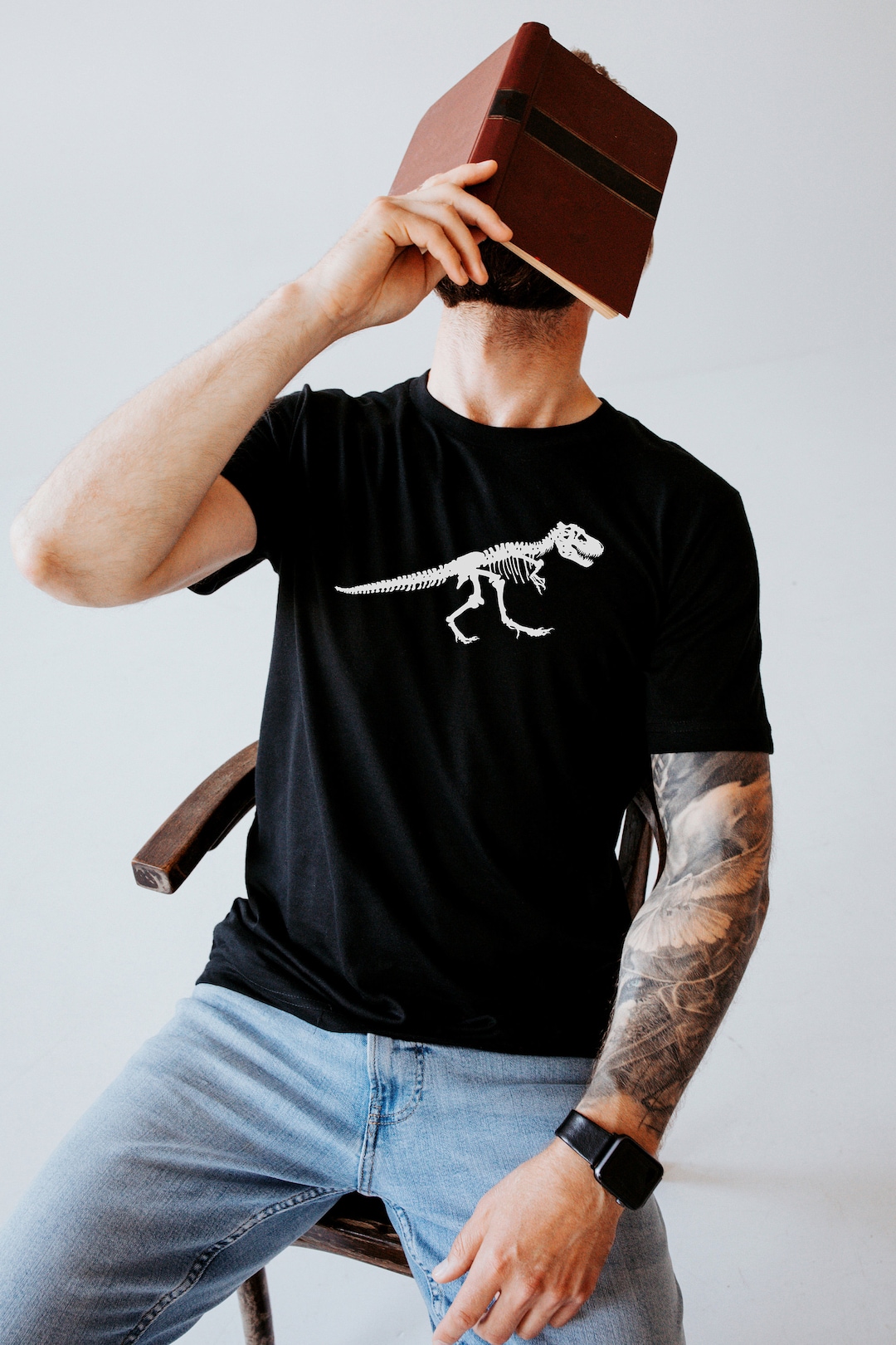 Tyrannosaurus Rex Dinosaur Unisex Tee T Rex T Shirt Men's Dinosaur Tee ...