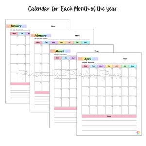 To Do List Printable BUNDLE, Daily Weekly Monthly Planner Instant ...