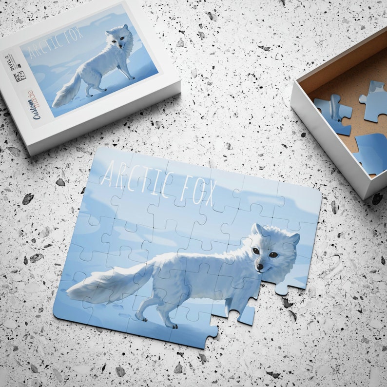 Arctic Fox Kids' Puzzle, 30-piece - Etsy