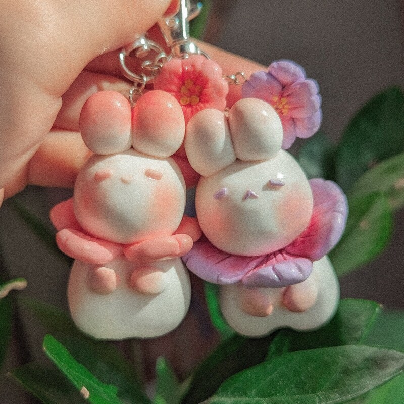 Polymer Clay Bunny - Etsy