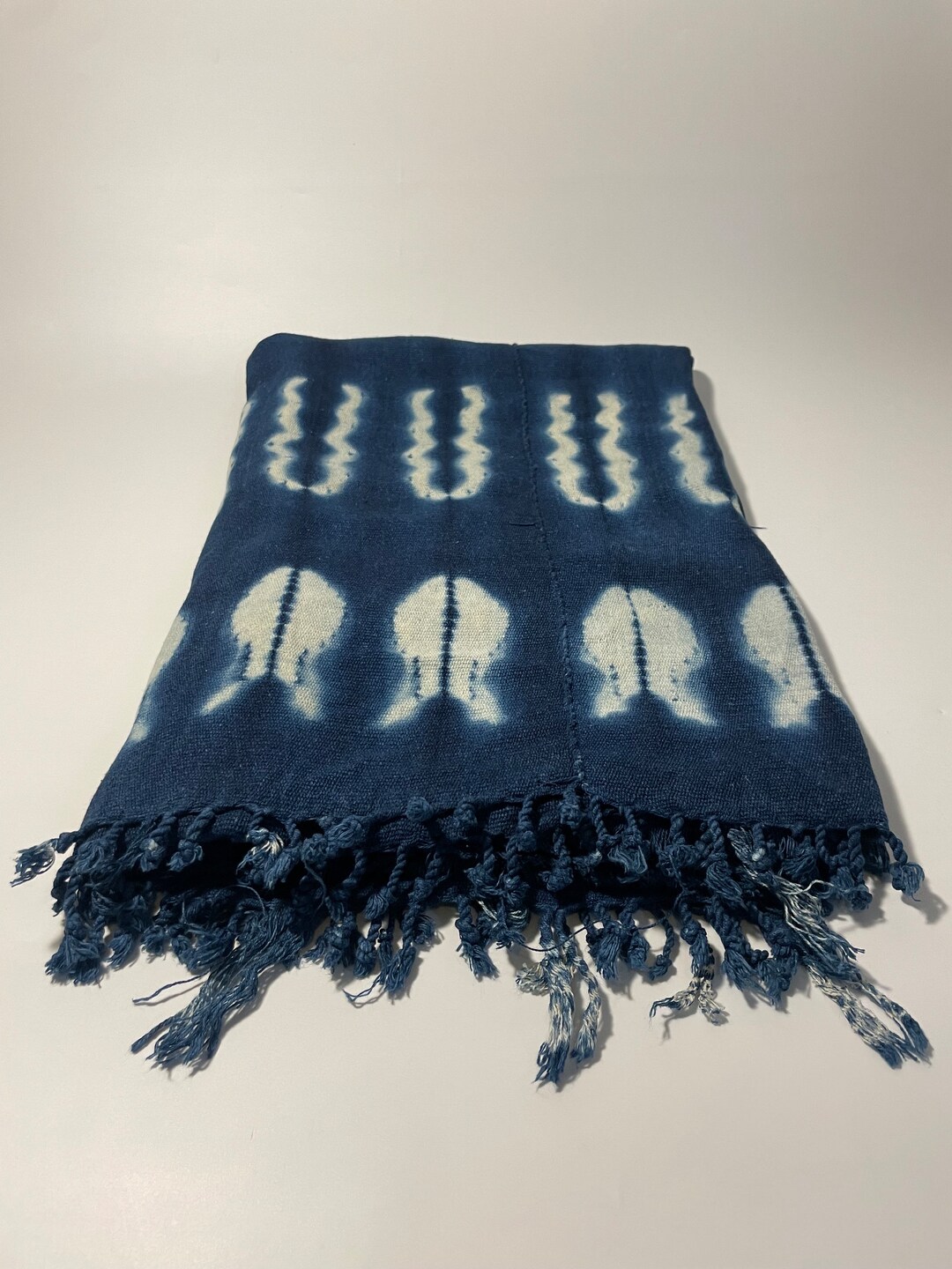 Beautiful African Indigo Cloth, Natural Hand Dye, Blue and White ...