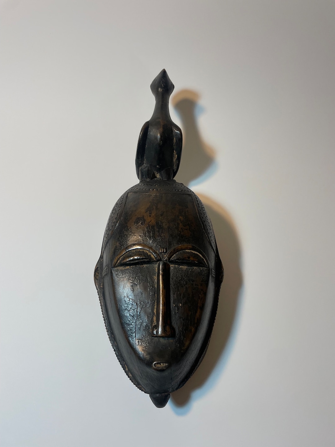 Beautiful Vintage Baoulé Harvest Mask, African Art, African Wall Decor ...