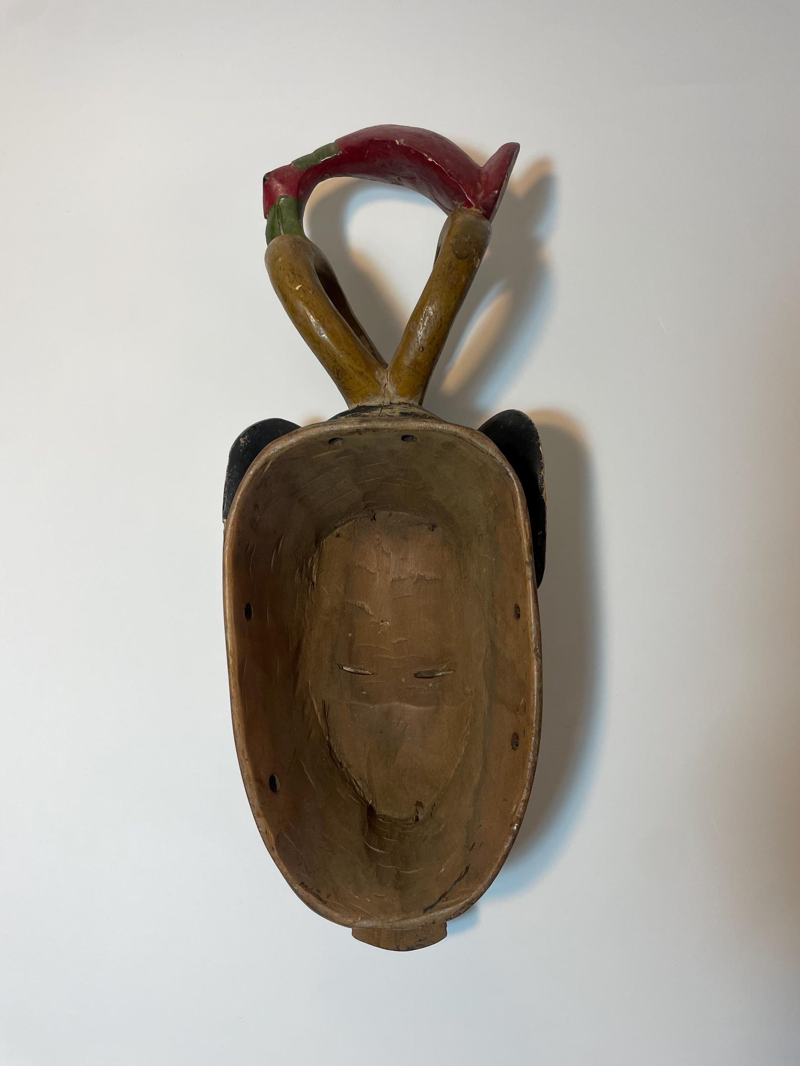 Baoulé Mask, African Art, African Wall Decor, Yellow Mask,home Decor ...