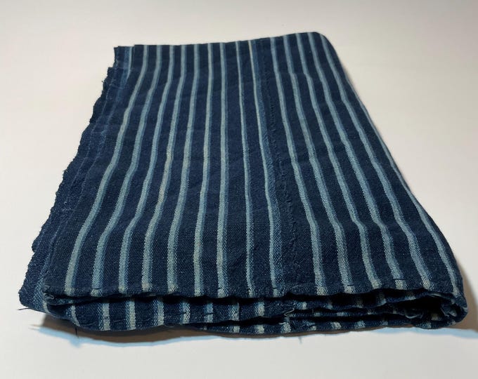 Beautiful African Indigo Cloth, Natural Dye Unique Indigo Textile, Home ...