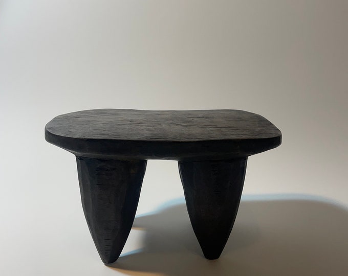 Vintage Bambara Wooden African Stool,side Stool, Vintage Bench, African ...