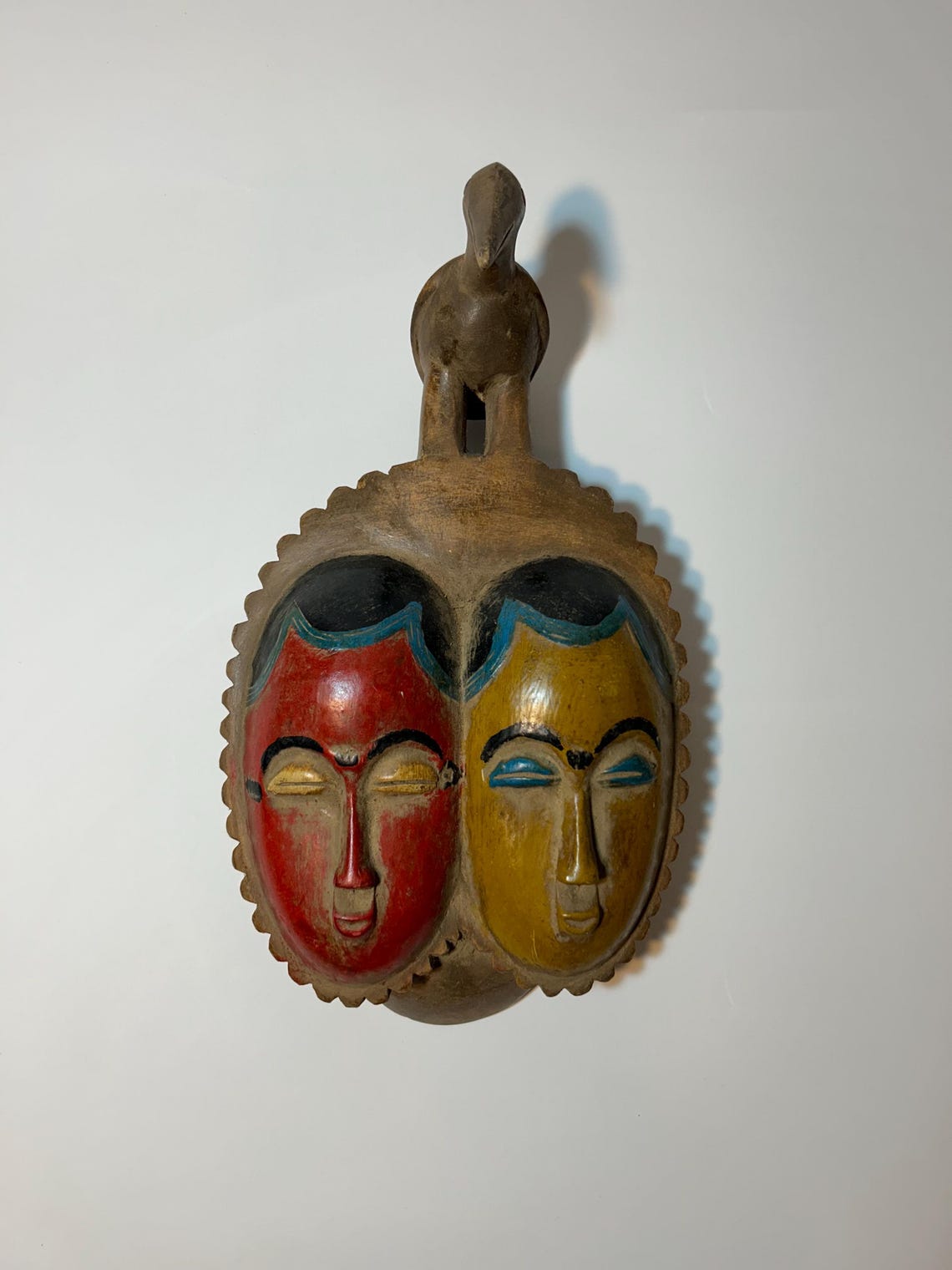 Beautiful Baoulé Harvest Mask, African Art, African Wall Decor, Home ...