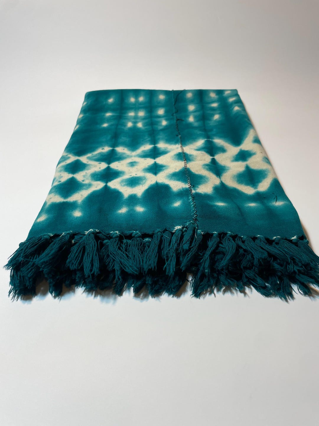 Beautiful Vintage Green Cloth: Hand-made Fabric, Textile, African Cloth ...