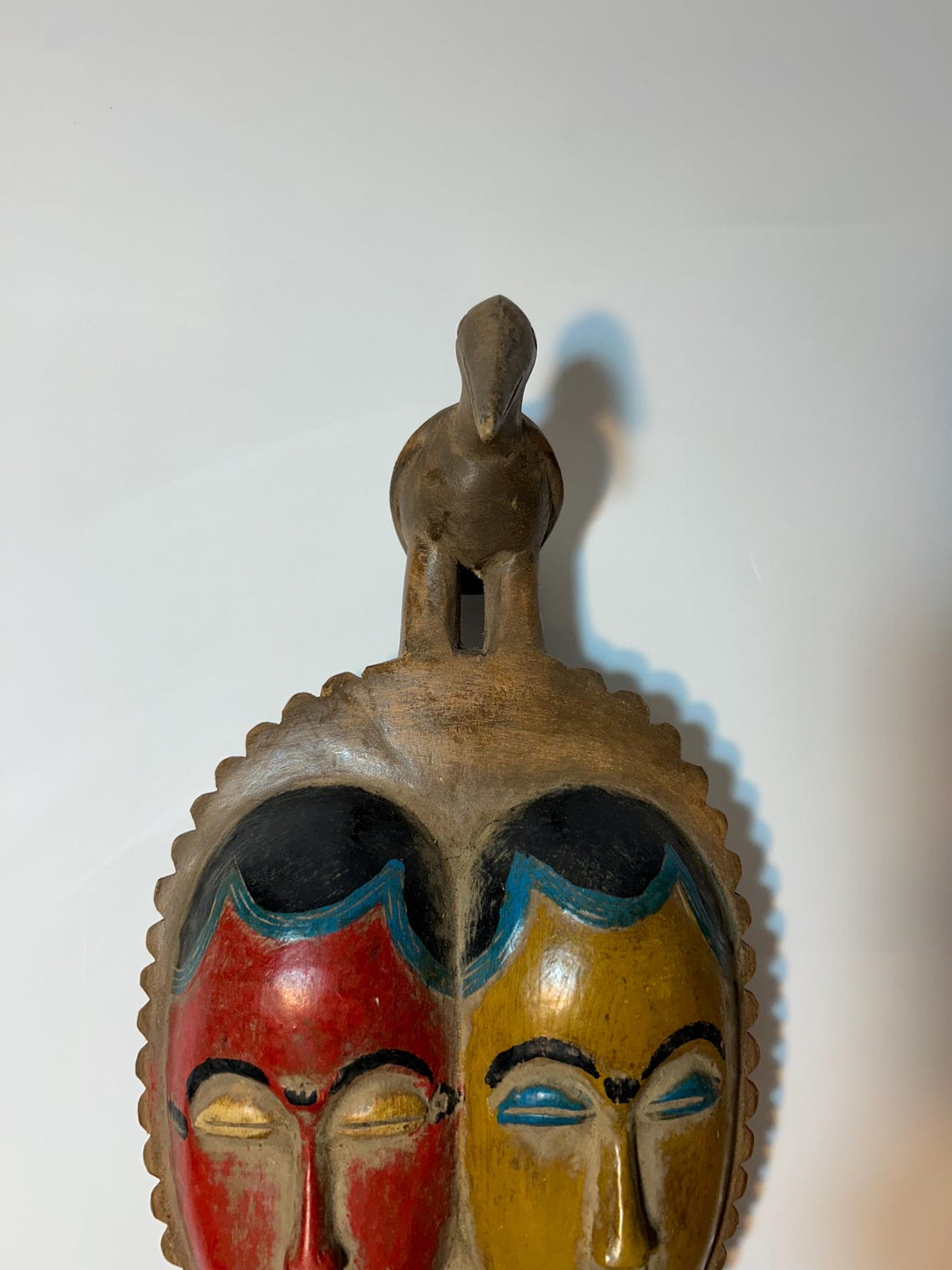Beautiful Baoulé Harvest Mask, African Art, African Wall Decor, Home ...