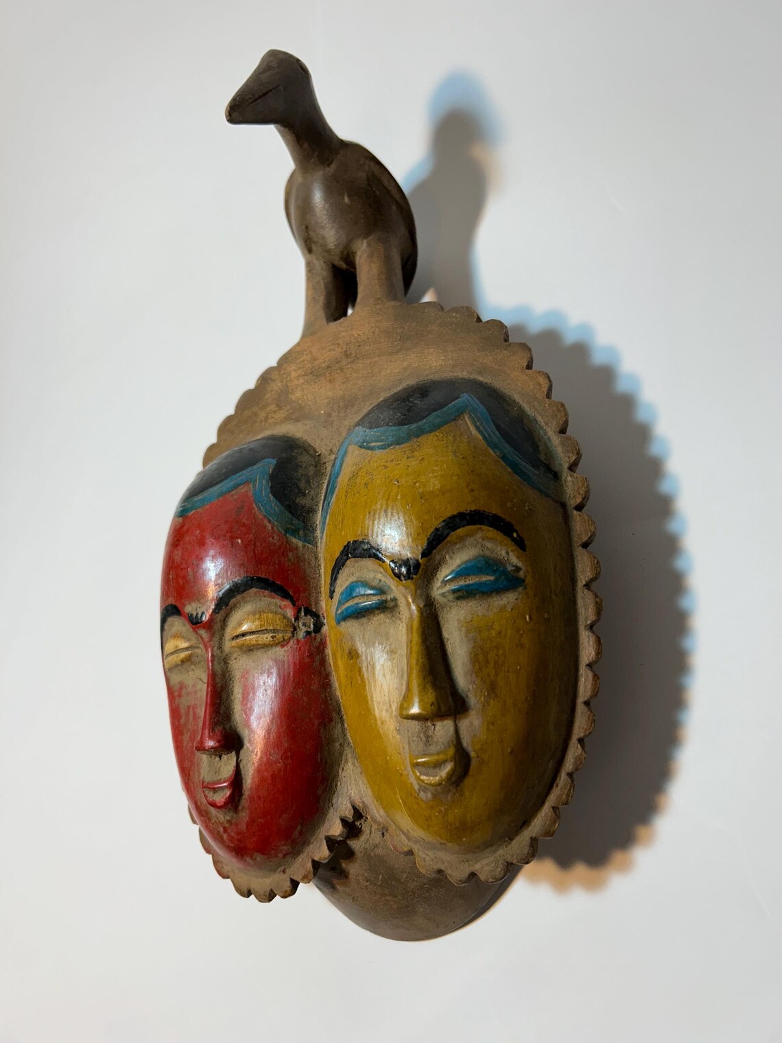 Beautiful Baoulé Harvest Mask, African Art, African Wall Decor, Home ...