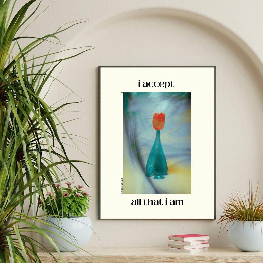 Retro Words of Affirmation Printable Downloadable Poster - Etsy