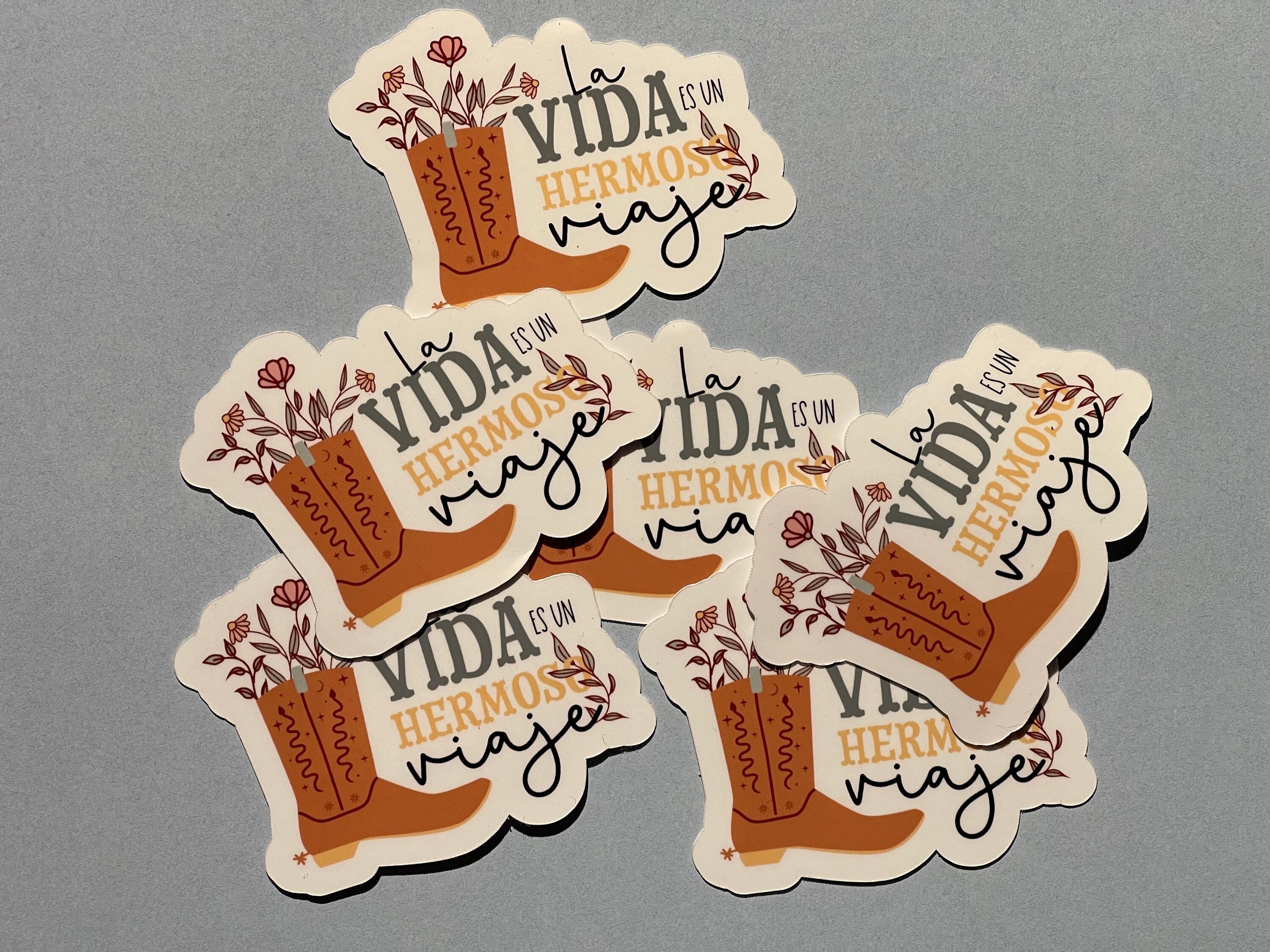 Spanish Sticker Cowboy Boot Vinyl Decal Dicho Spanish Quote Latinx ...