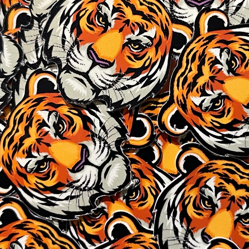 Tiger Decal for Helmet - Etsy