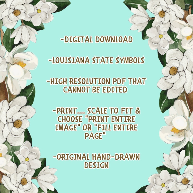 Louisiana State Symbols -louisiana Symbols Coloring Page -LA Symbols ...