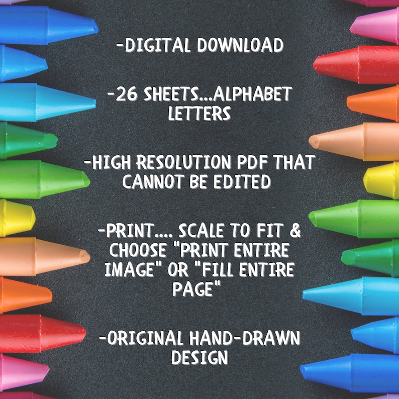 Alphabet Coloring Pages -26 Hand-drawn Alphabet Letter Coloring Pages ...