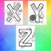 Alphabet Coloring Pages -26 Hand-drawn Alphabet Letter Coloring Pages ...