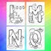 Alphabet Coloring Pages -26 Hand-drawn Alphabet Letter Coloring Pages ...