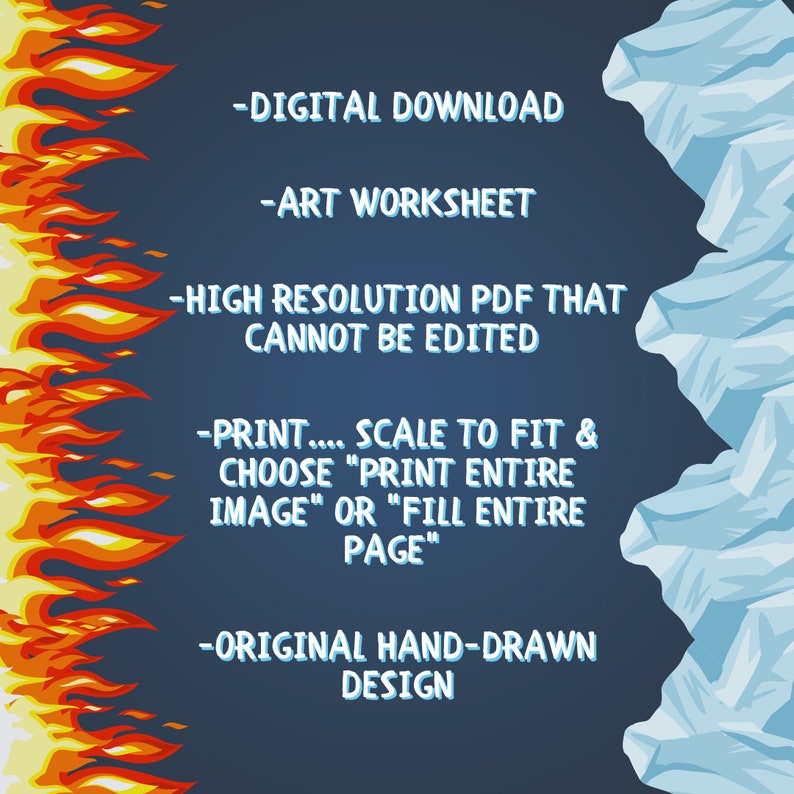 Warm and Cool Colors Worksheet art Worksheet color Theory - Etsy