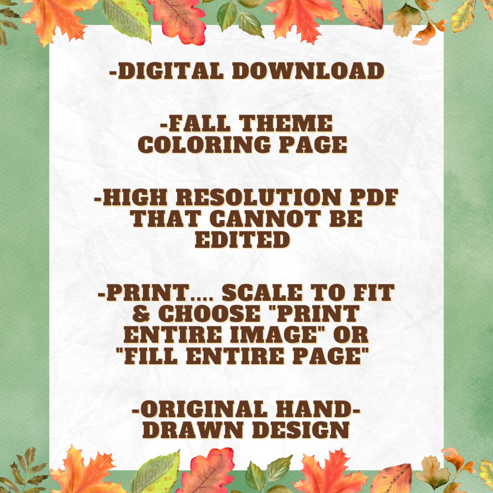 Fall Tree Coloring Page -fall Color Sheet -detailed Fall Tree Coloring ...